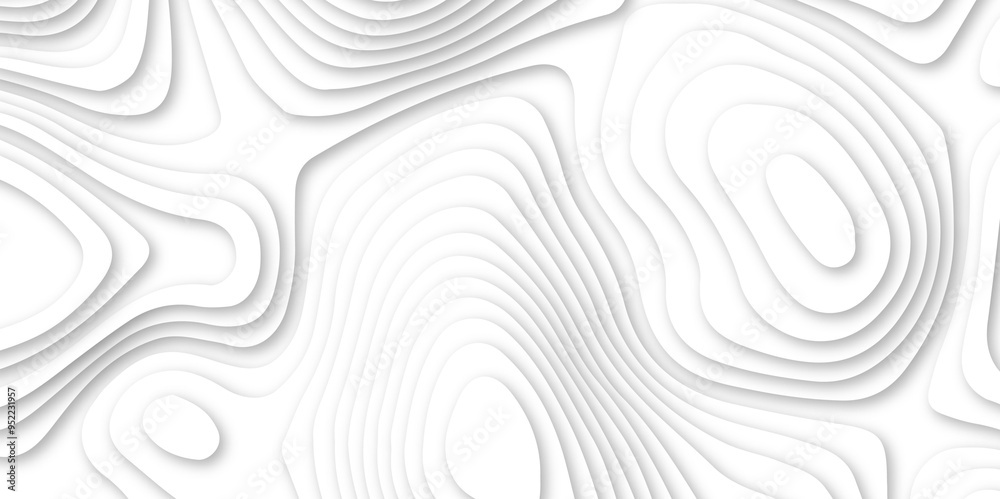 White 3d papercut vector format 3d shadow abstract wallpaper fresh ...