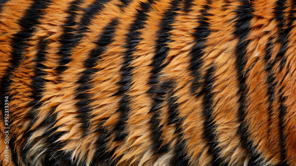 Tiger skin pattern textured background Stock Photo | Adobe Stock