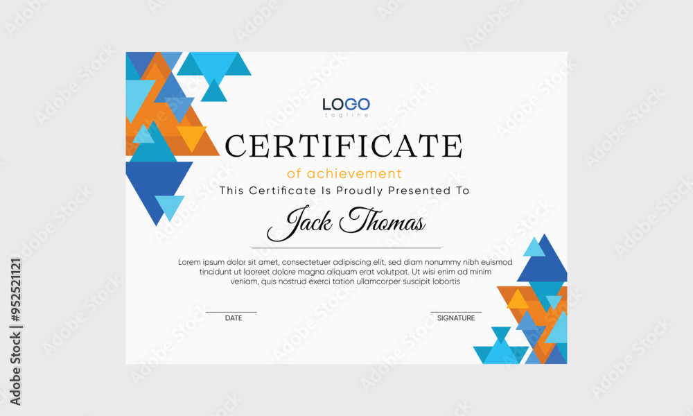 appreciation certificate vector template. training certificate ...