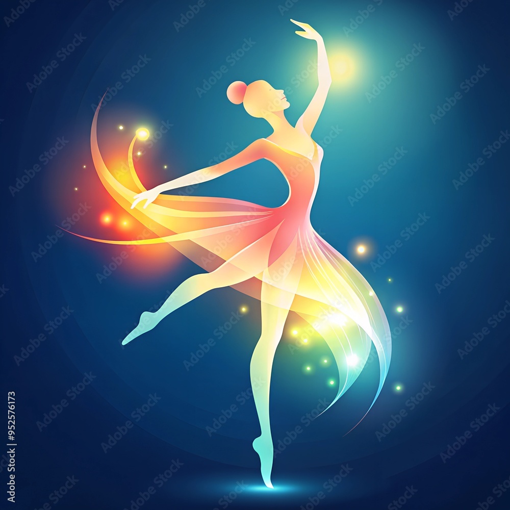 Logo, emblem, symbol of a dance school, dance festival, dance ...