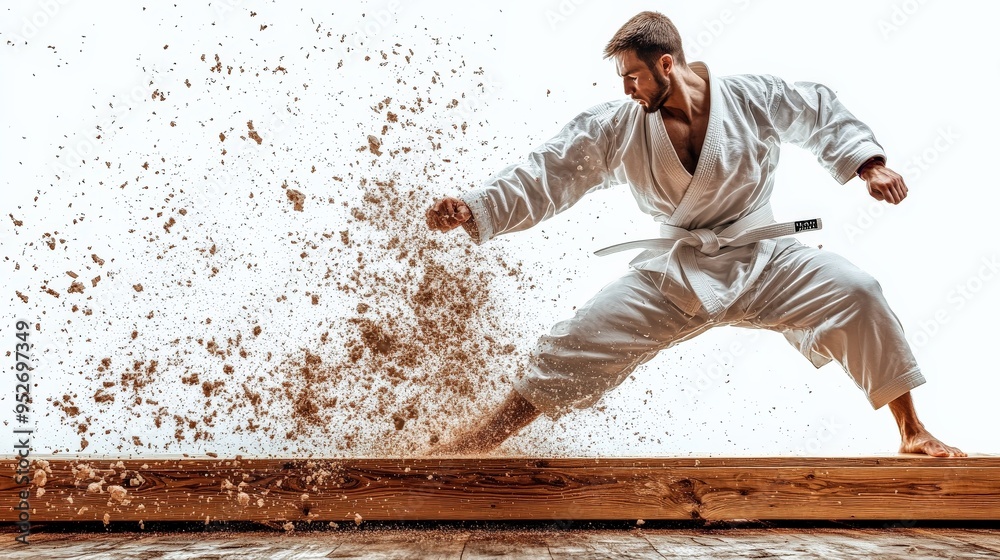 The Force of Focus: A karate master unleashes a devastating punch ...