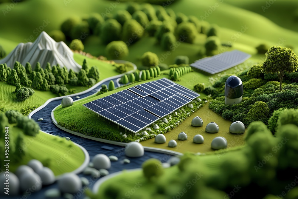 Clean energy environmental sustainability is featured in a detailed ...