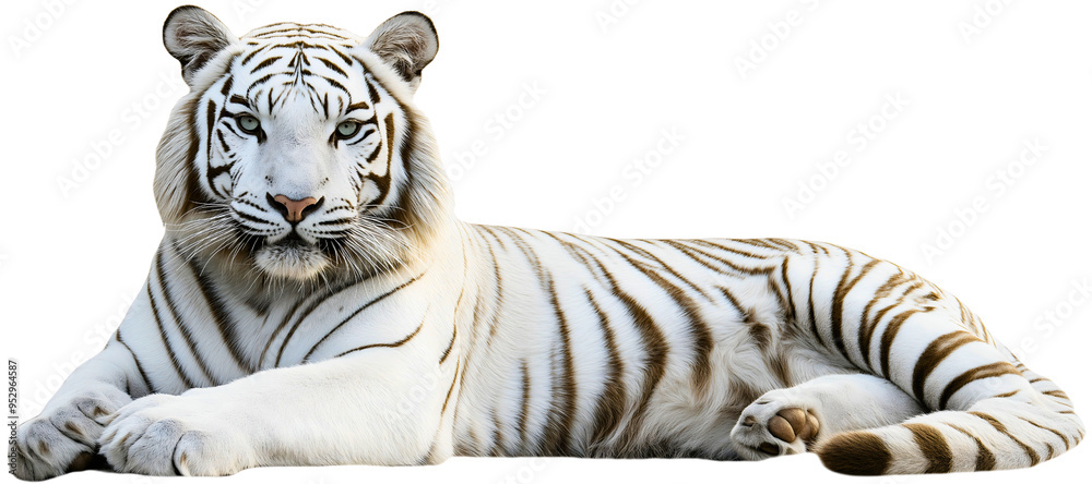 Siberian tiger isolated on transparent background, aggressive big cat ...