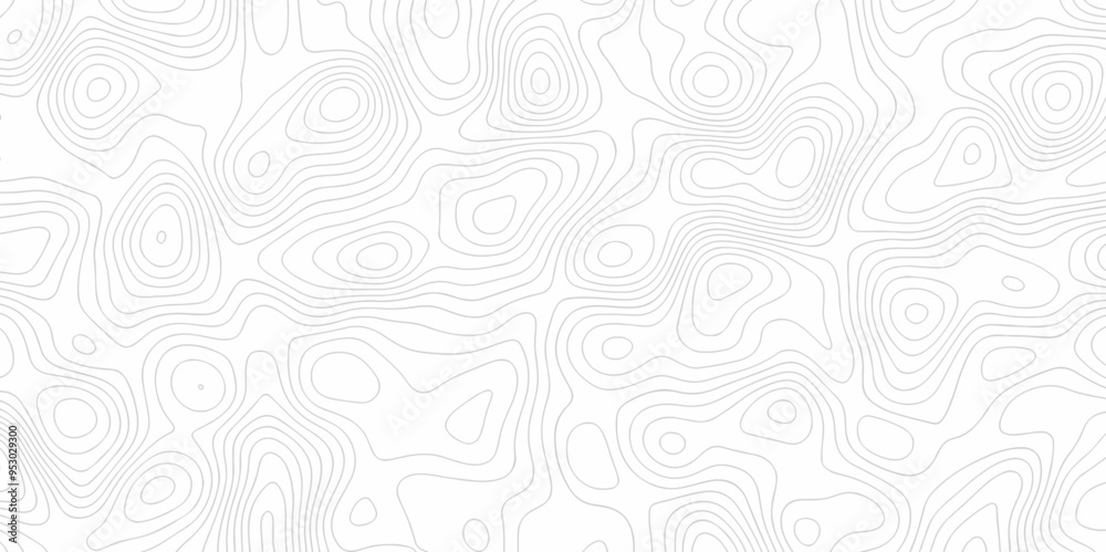 Vector topo map seamless wave topography map pattern camping grid ...