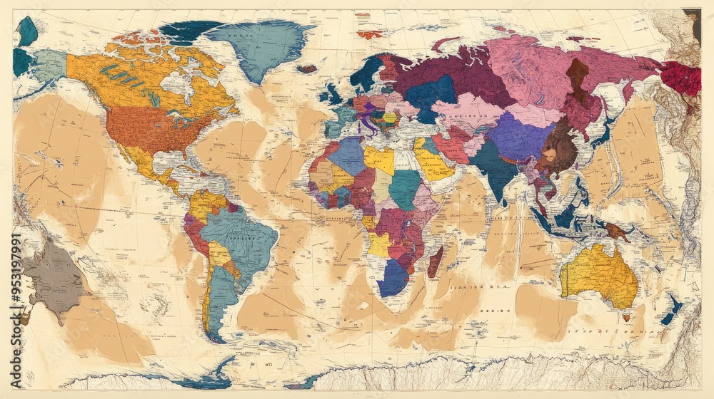 Geopolitical map featuring key locations of gold, cobalt, and lithium ...