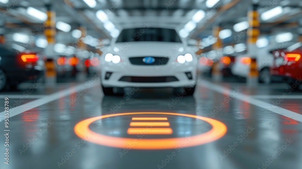 Innovative smart parking garage featuring advanced automated guidance ...