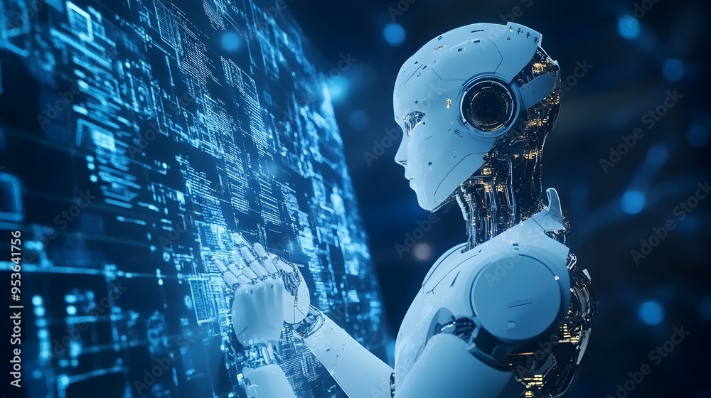 AI-Powered Knowledge Management System Symbolizing Innovation in ...