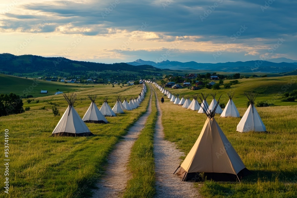 American Indian History, Colonialism, and Survival depicted in a ...