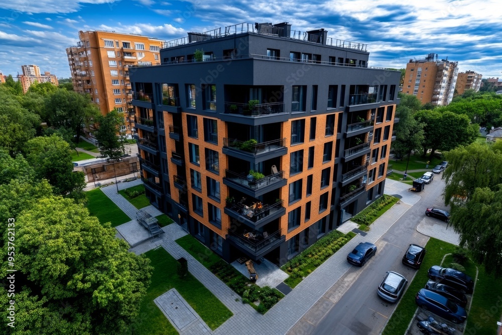 Energy efficiency project development is captured in a realistic photo ...