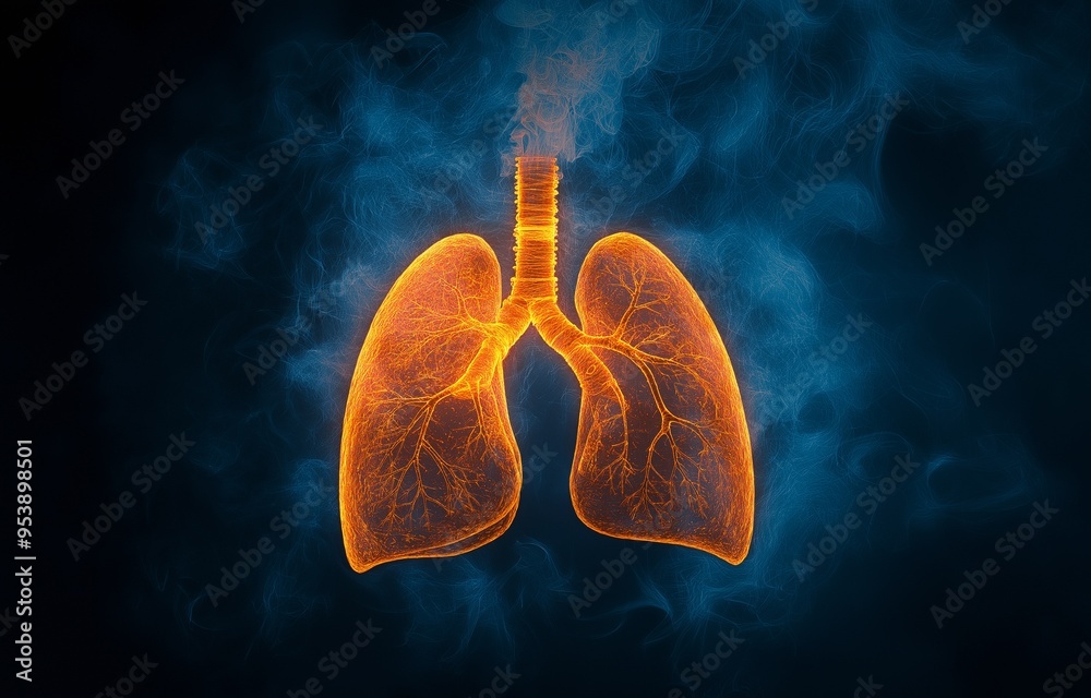Smoking cigarettes can lead to hazardous smoke that damages the lungs ...