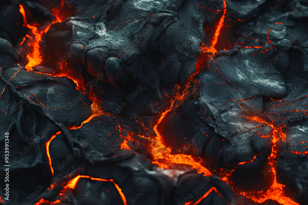 Lava texture fire background rock volcano magma molten hell hot flow ...