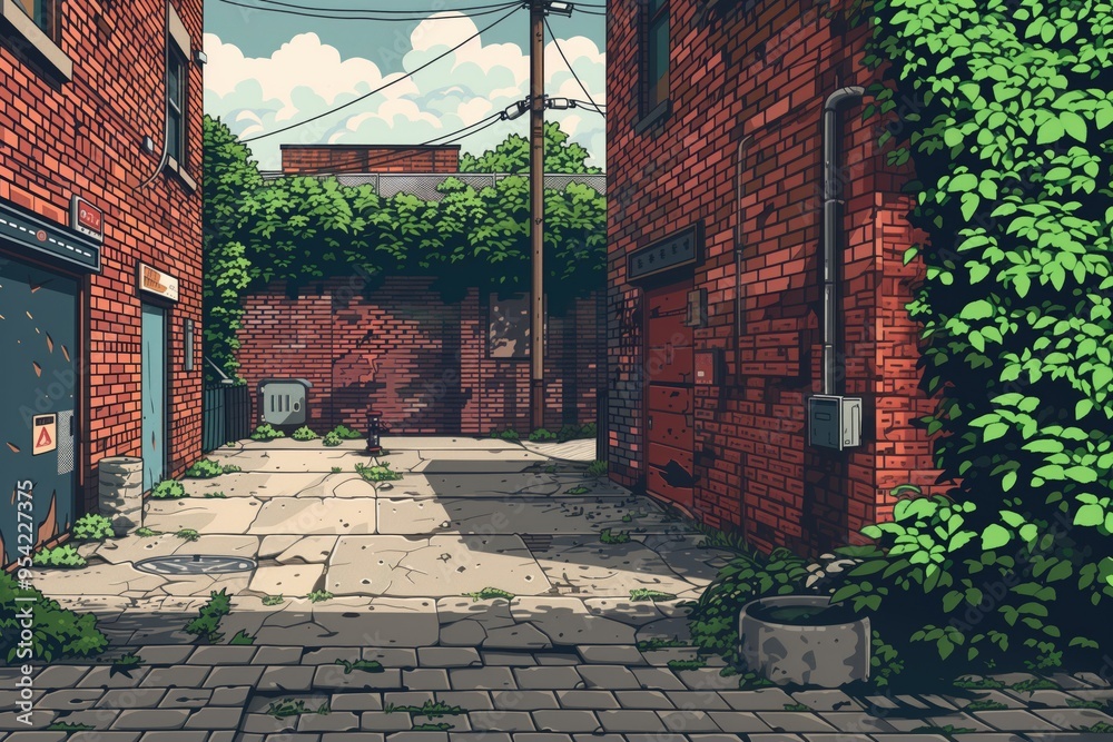 Pixel Art City Landscape, Video Game Cityscape Platformer Asset ...
