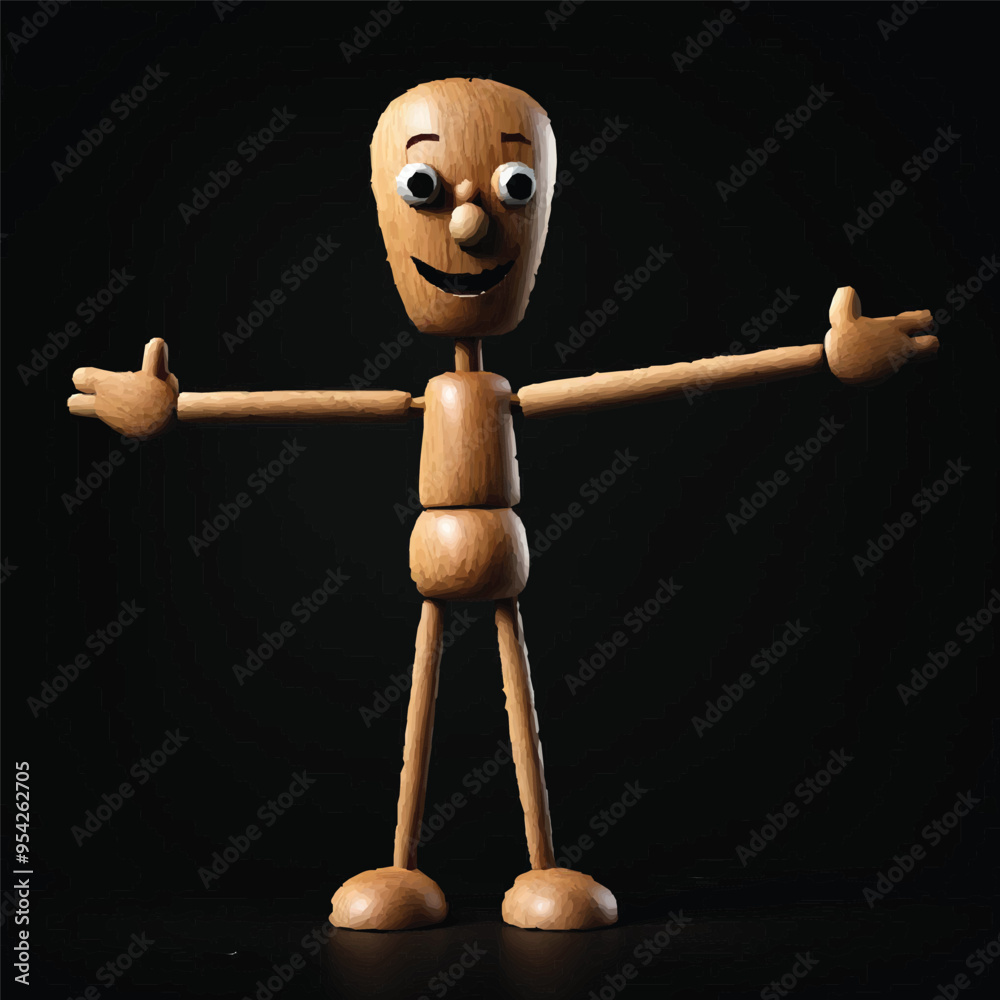 Cute robot vector on blue background. Set of cartoon cyber characters ...