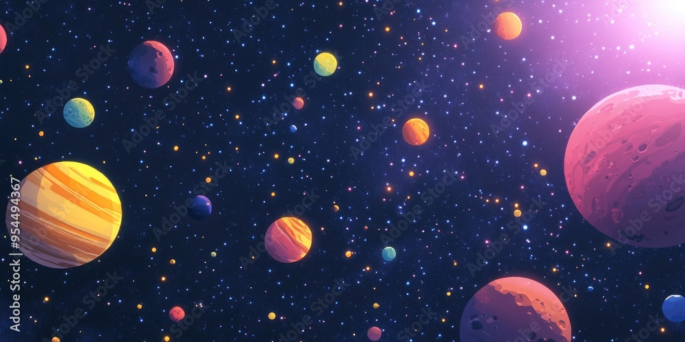 2D illustration featuring a 3D cartoon rendering set against an empty ...