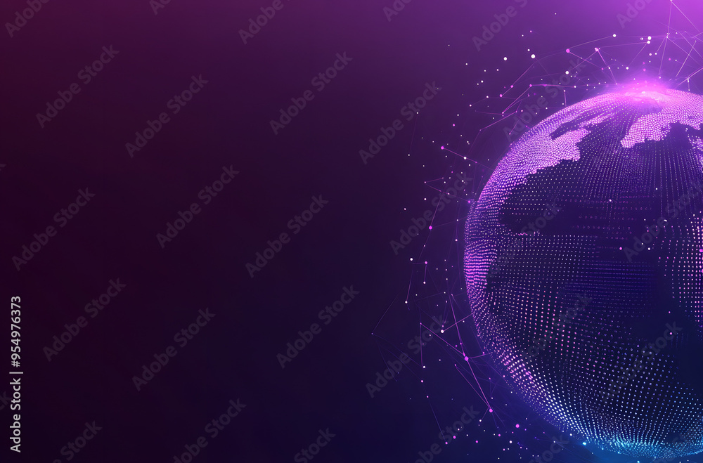 Ilustración de Stock “Purple and Blue Gradient Background with a Subtle ...