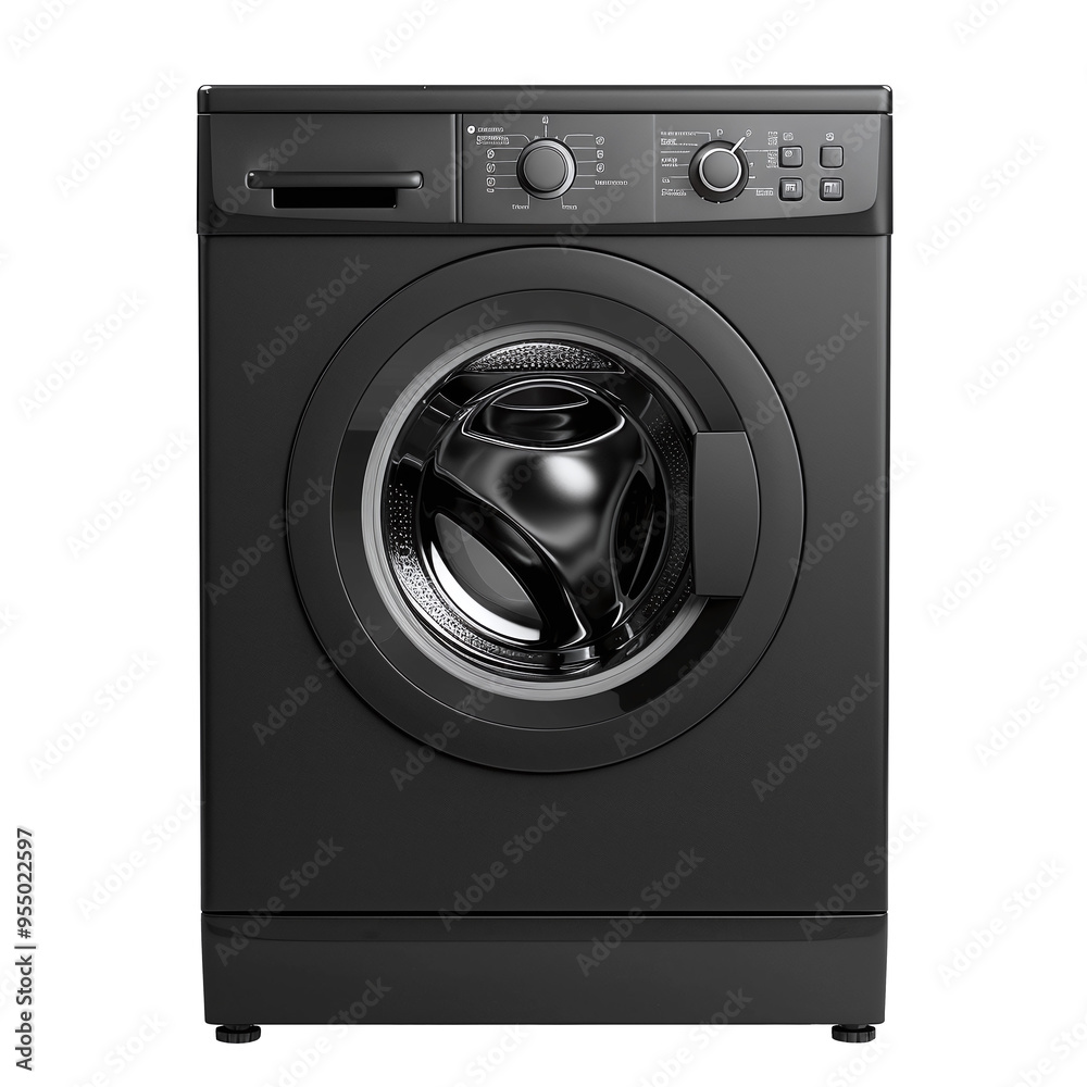 Washing machine on transparent background PNG Stock Photo | Adobe Stock