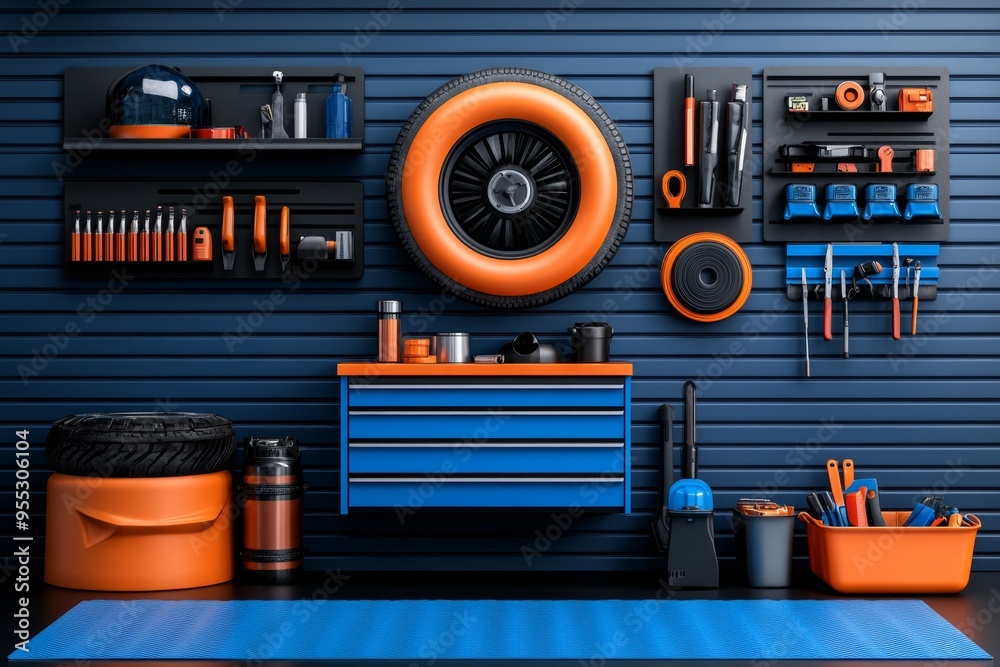 Garage safety and compliance are highlighted in a detailed illustration ...