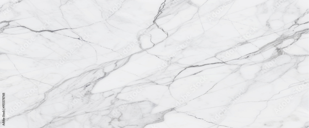 Luxury White Gray Marble texture background vector. Panoramic Marbling ...