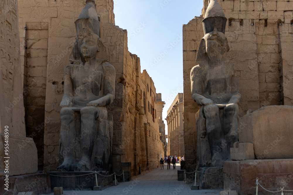Luxor, Egypt; January 16, 2024: Delve into the heart of ancient Egypt ...