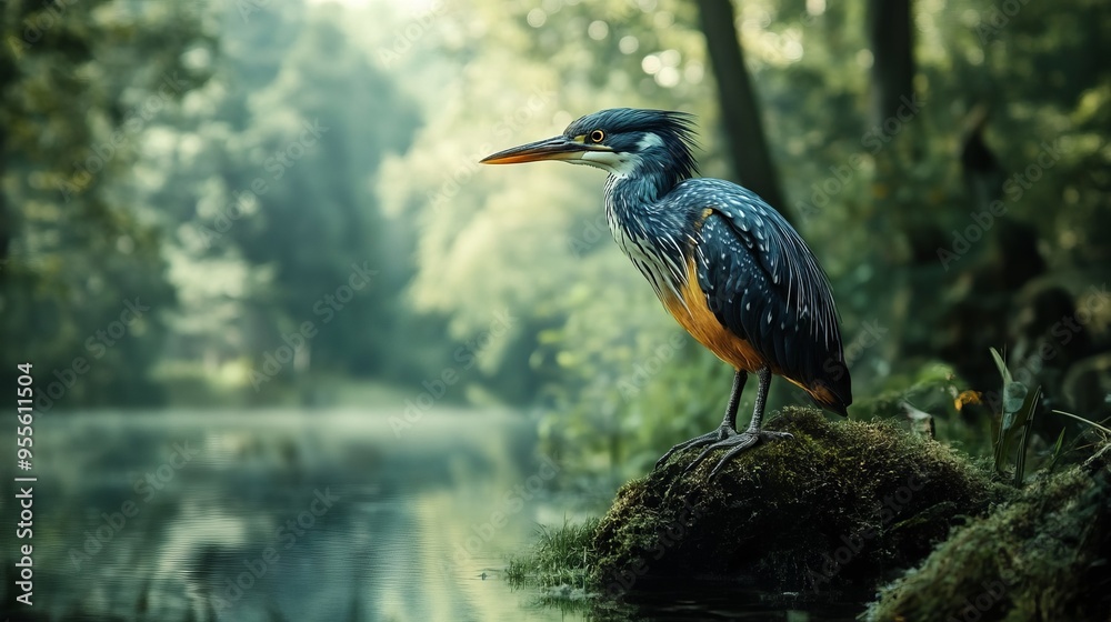 Rare and endangered species in their natural habitats Stock ...