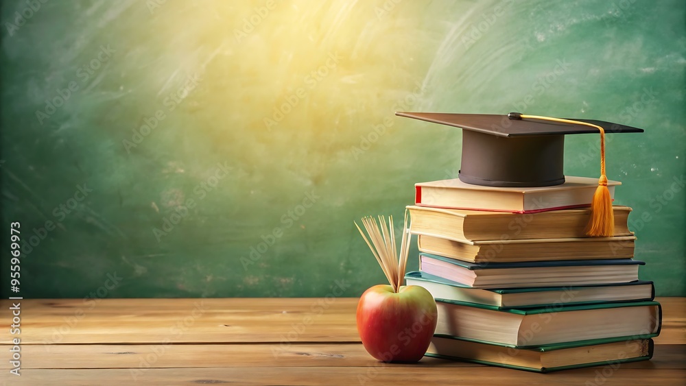 wonderful education background with blur book Stock Photo | Adobe Stock