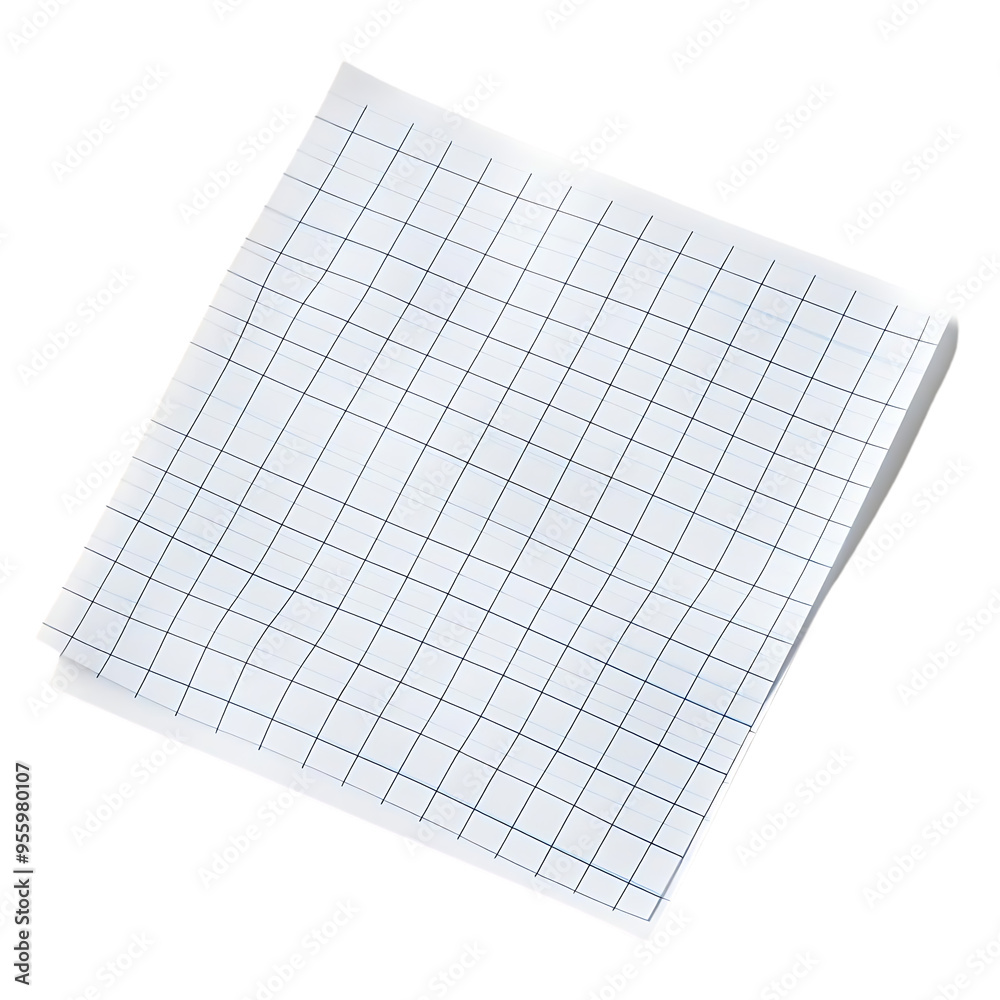 Blank Graph Paper with a Transparent Background, Ideal for Note-Taking ...