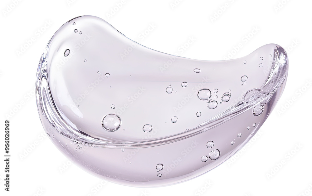 Serum gel toner drop liquid texture on transparent background, png ...