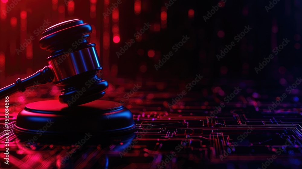 Virtual reality legal inquiry with affidavits floating in mid-air ...