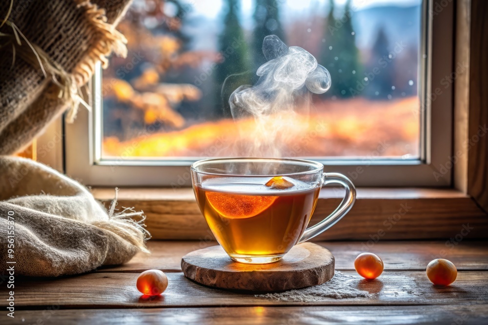 Soothing warmth envelops as a cough drop dissolves in a mug of steaming ...