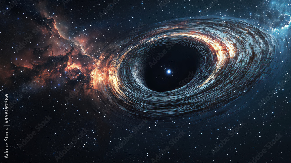 AweInspiring CGI Visualization of Black Hole Warping SpaceTime with ...