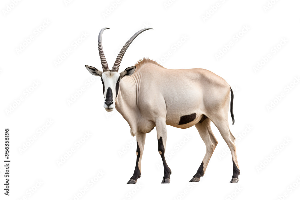 Arabian oryx in PNG format with transparent background, ideal for ...