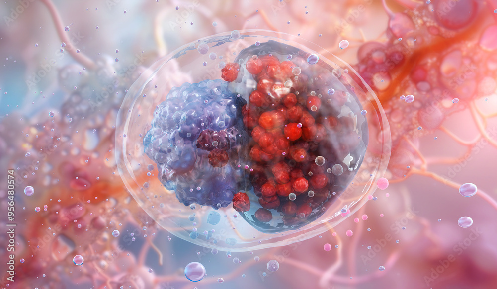 Chlamydia trachomatis bacteria cell. Sexually transmitted pathogen ...