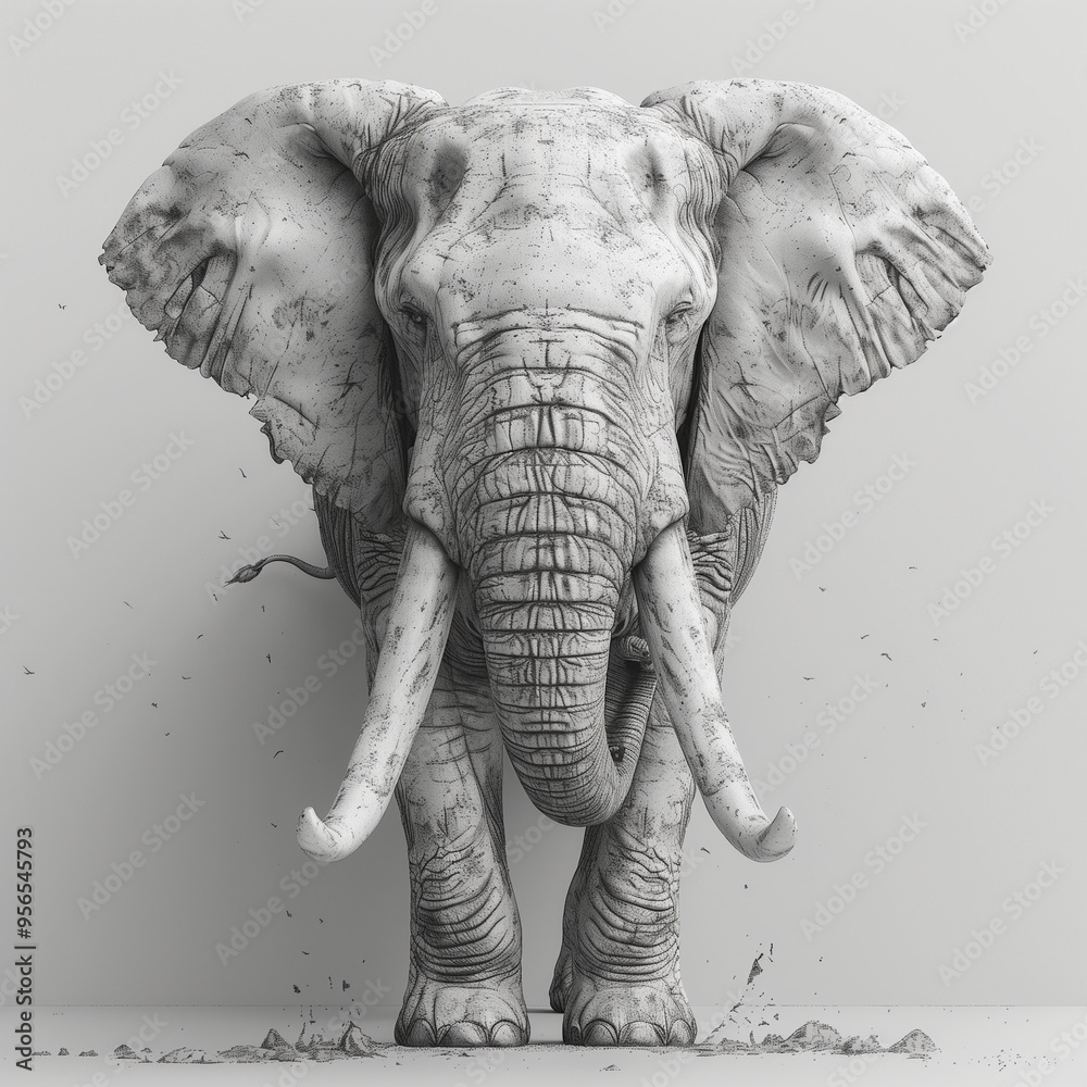 elefant, tier, kofferraum, säugetier, wild lebende tiere, safari, big ...