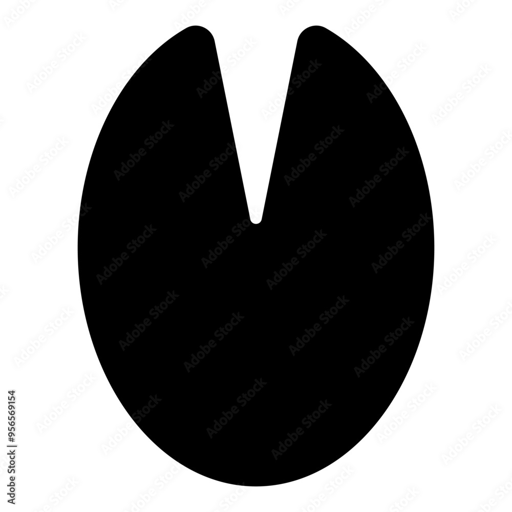 Hoof print of horse mare icon black color vector illustration image ...