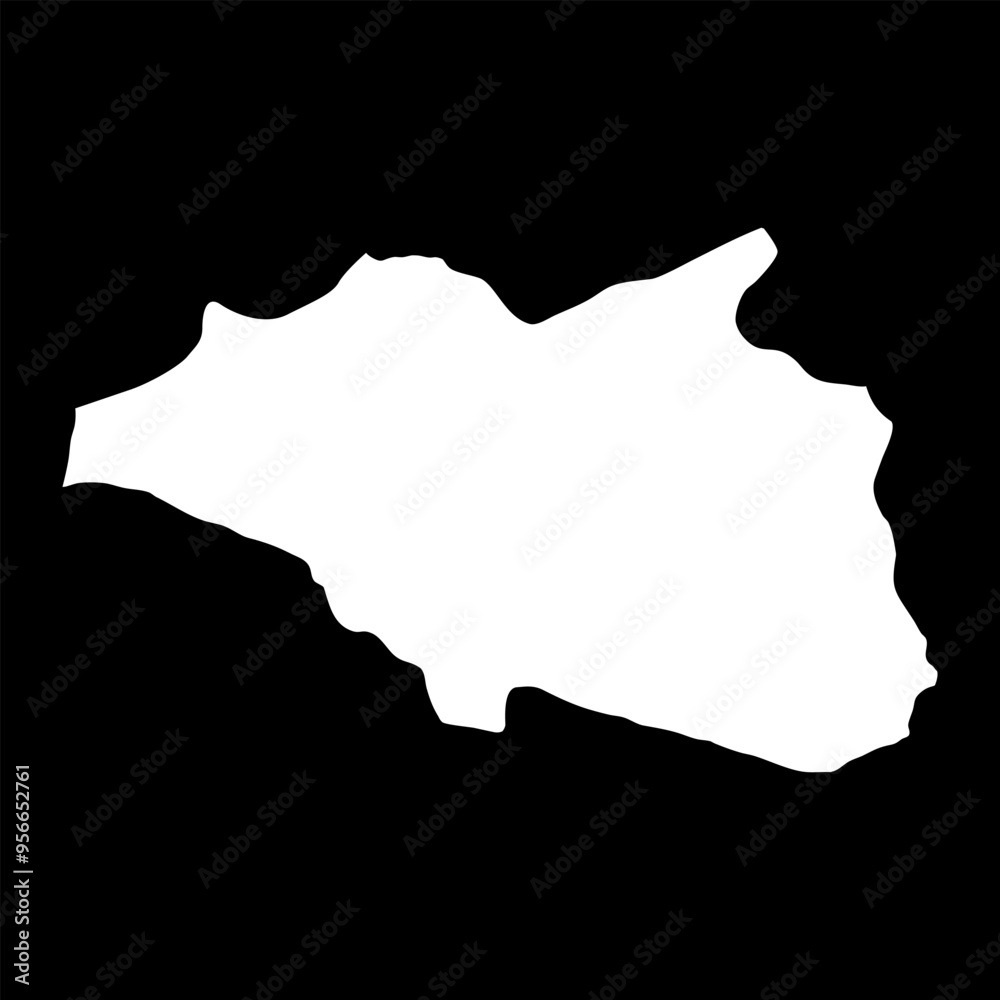 Cankiri province map, administrative divisions of Turkey. Vector ...