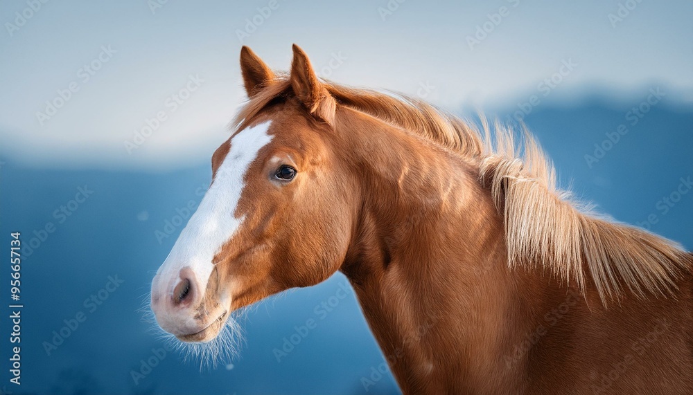 UN caballo realista. El modelo del caballo se representa con una ...