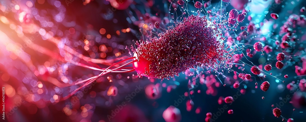 A stylized representation of the endocrine system with focus on the ...