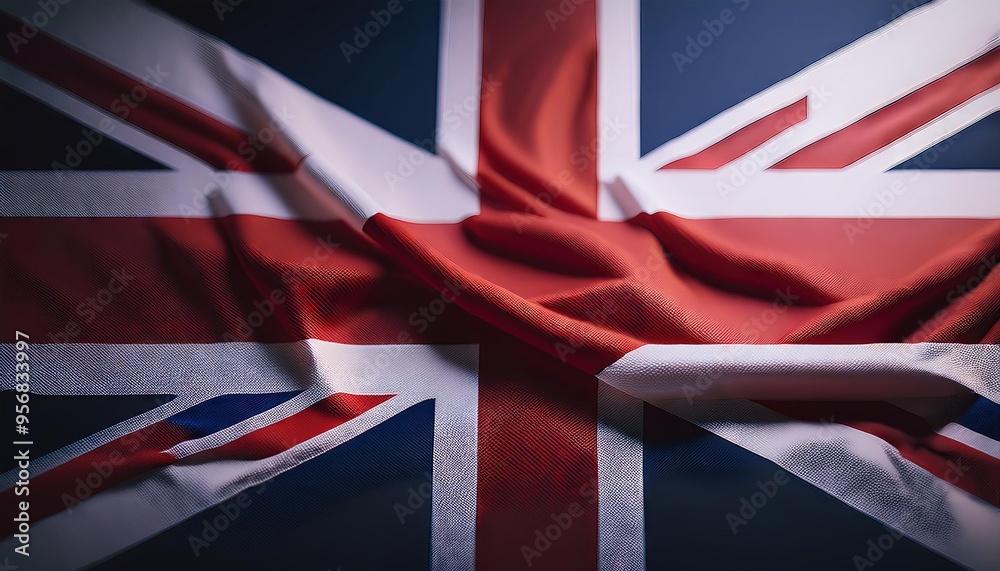 British Flag Textures: Symbol of Unity and Heritage Stock Illustration ...