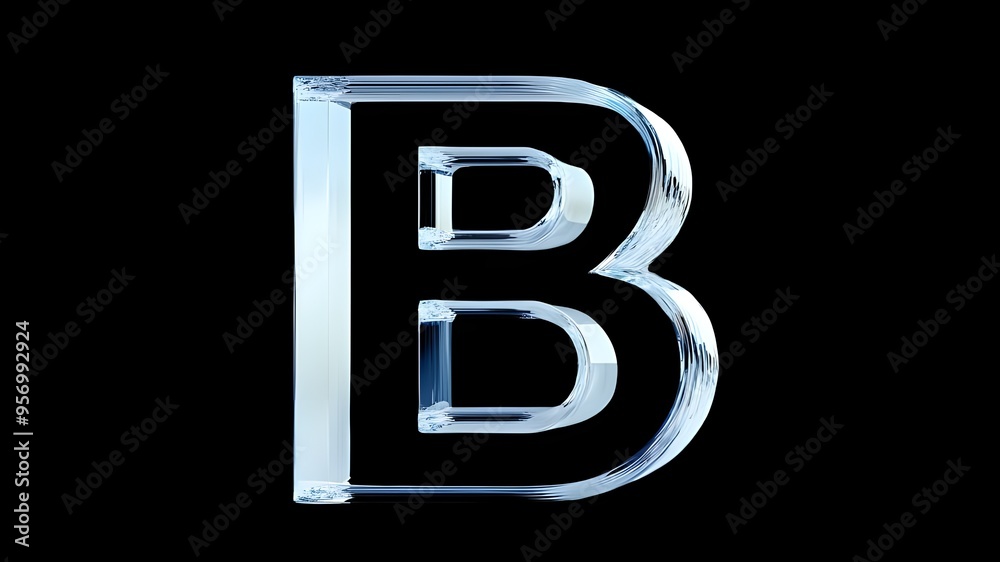 Alphabet Letters: Geometric upper-case with sharp angles and gradients ...