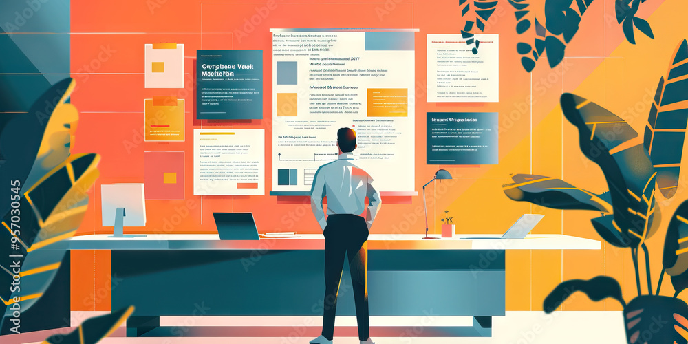 Company Vision & Mission Statement Poster: Modern, minimalist design ...