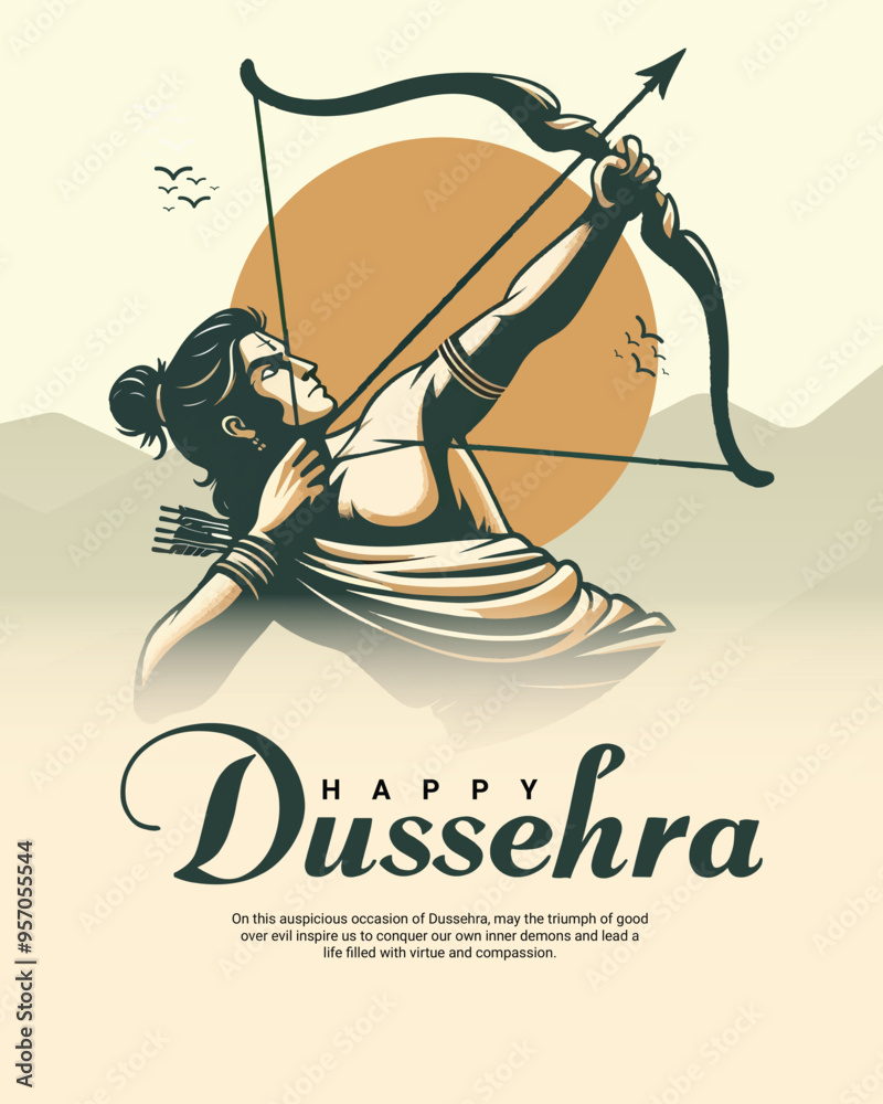 Happy Dussehra and Subh Vijayadashami with ravan dahan social media ...