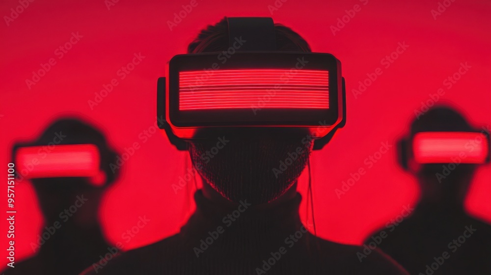 A futuristic society where toxic people are represented as red ...