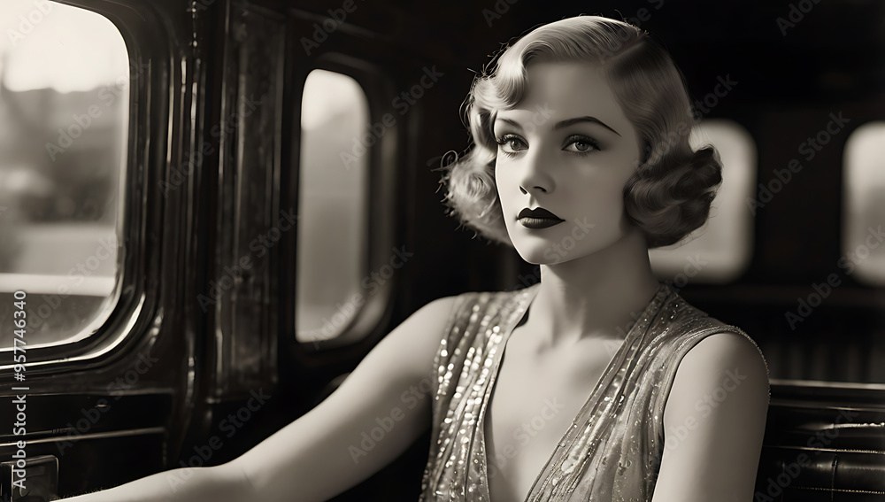 vintage retro beautiful woman 1920s 1930s movie cinema beauty fashion ...