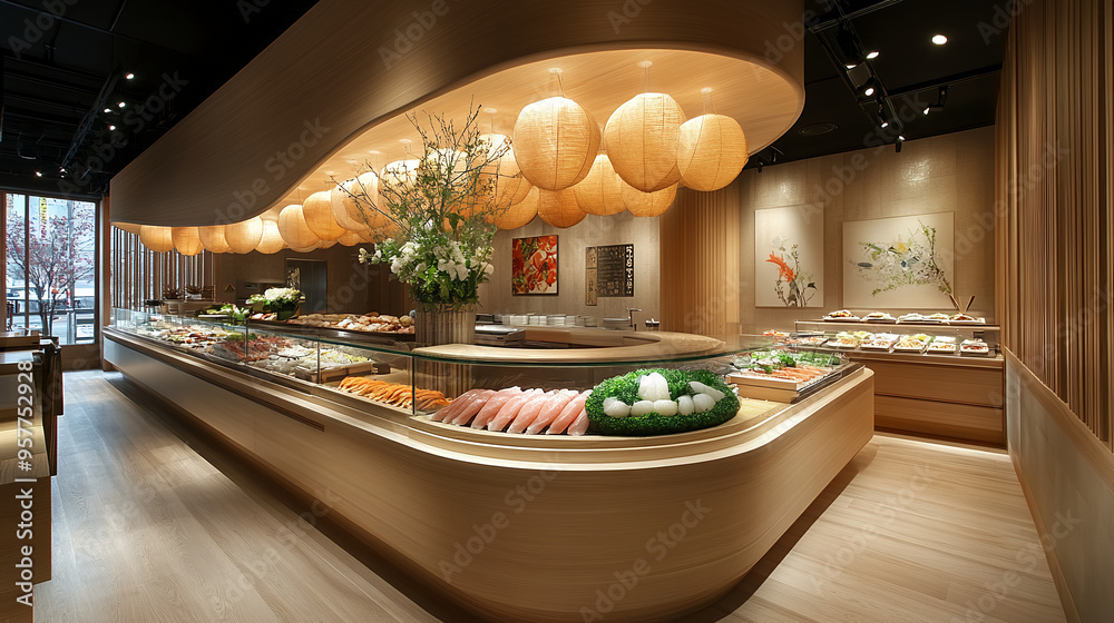 Sushi bar, sushi, bar, japanese restaurant, traditional, food, tipical ...