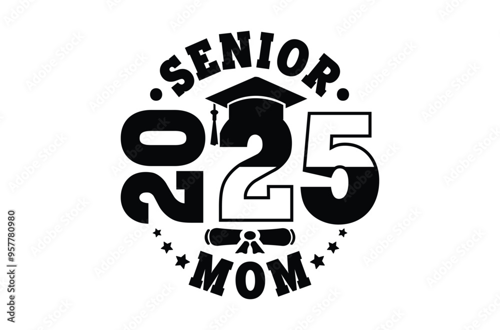 PrintClass of 2025 svg, Graduation SVG, Senior 2k25 Svg, Graduation T ...