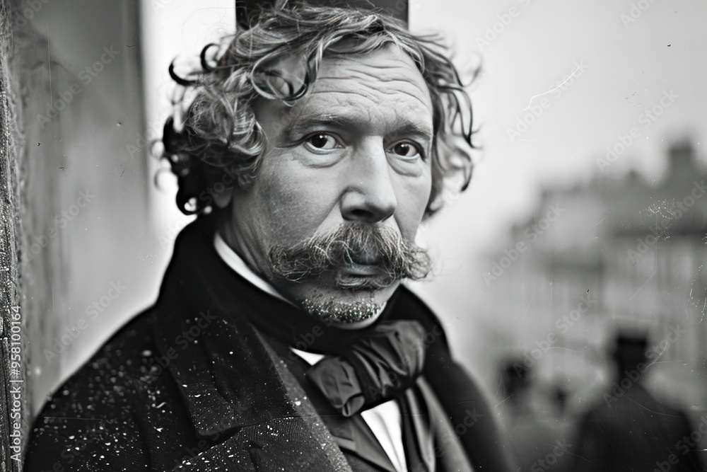 Daguerre Louis Jacques Mande French photographer, inventor of the ...