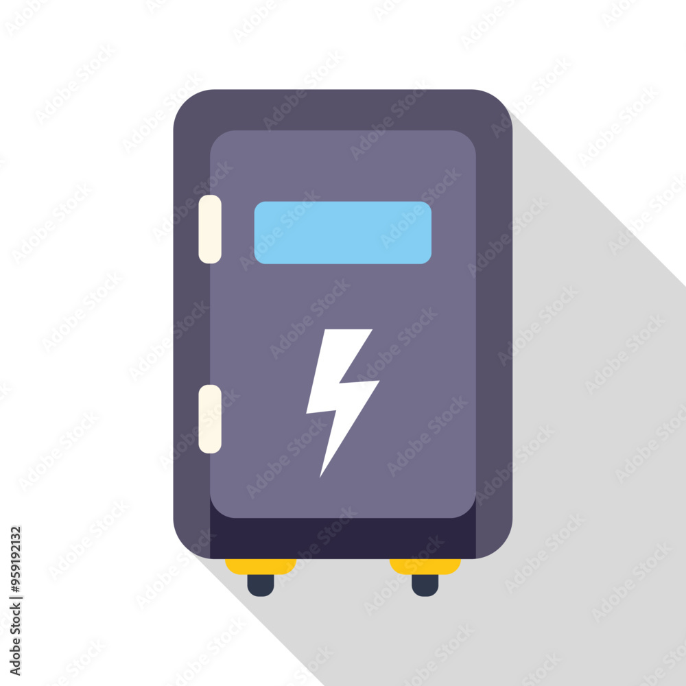 Electric fuse box distributing electricity current, a key component for ...