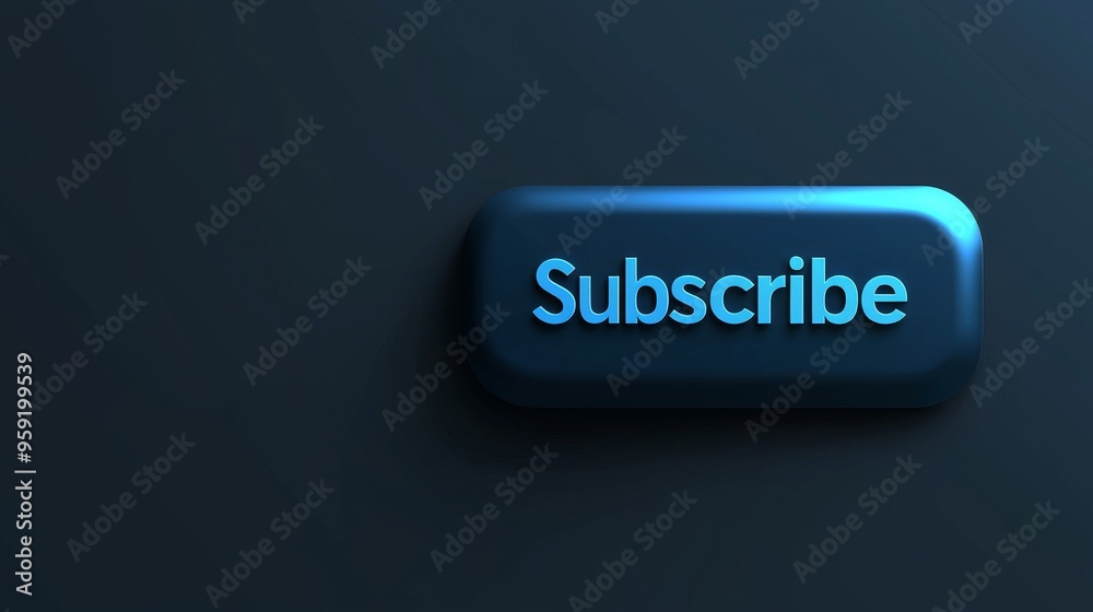 An Eye-Catching Blue Subscribe Button for Enhancing Viewer Engagement ...