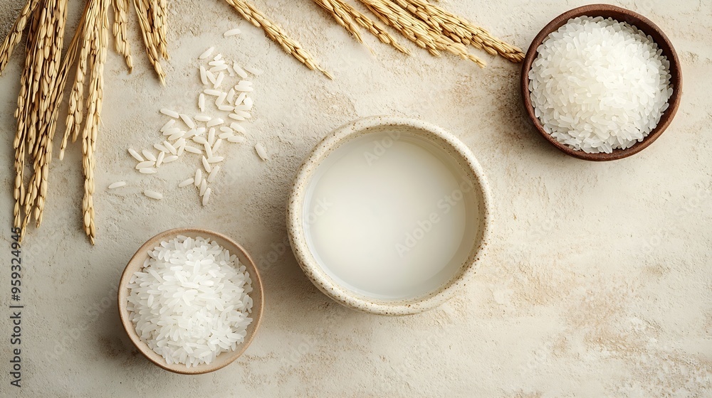 Homemade healthy rice water natural toner for skin and hair care Eco ...