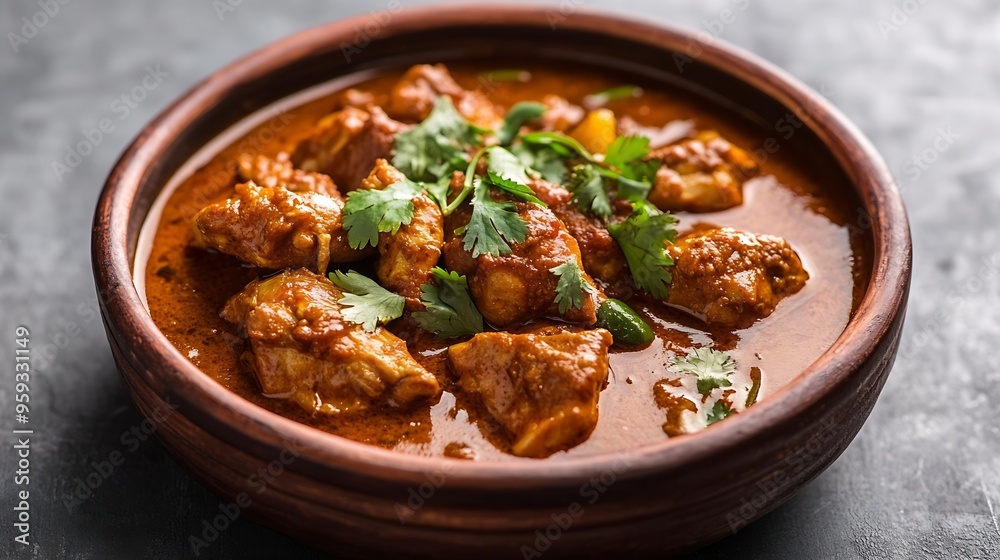 Spicy red chicken curry Goan style chicken vindaloo Butter chicken ...